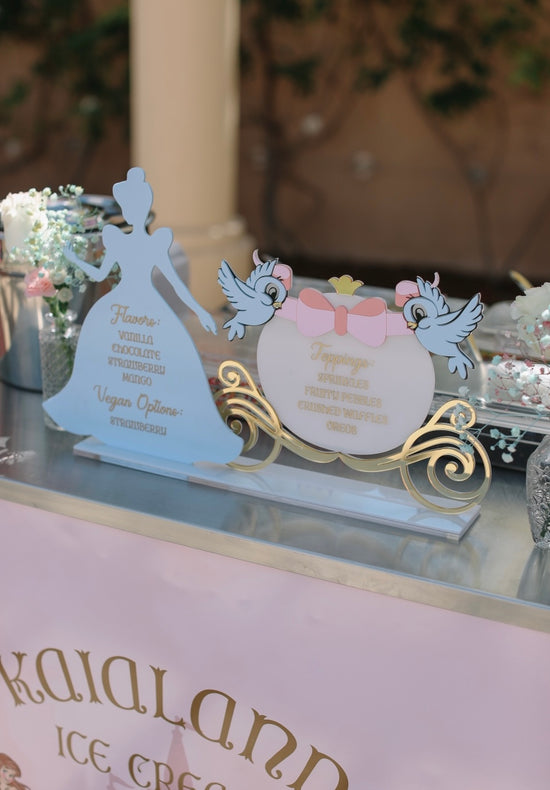Cinderella Menu – sipsandsoirees